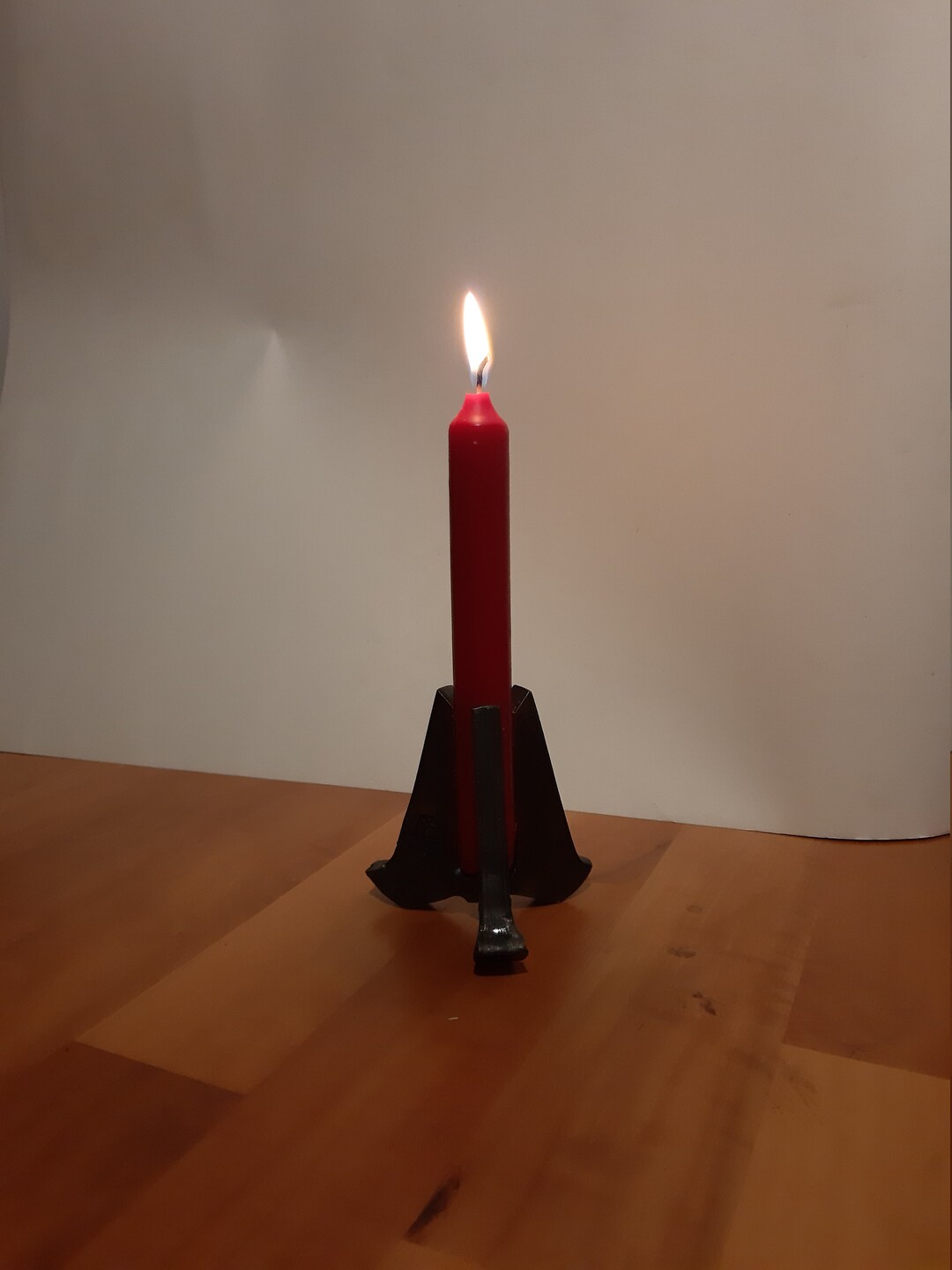 Candle Holder Handforged Out of One Piece - Etsy