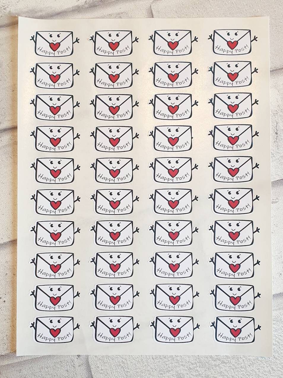 40 Happy Post Labels Happy Post Stickers Business Labels - Etsy