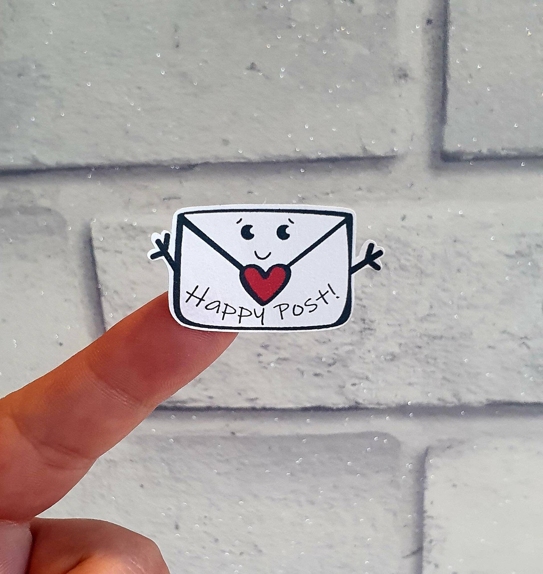 40 Happy Post Labels Happy Post Stickers Business Labels - Etsy