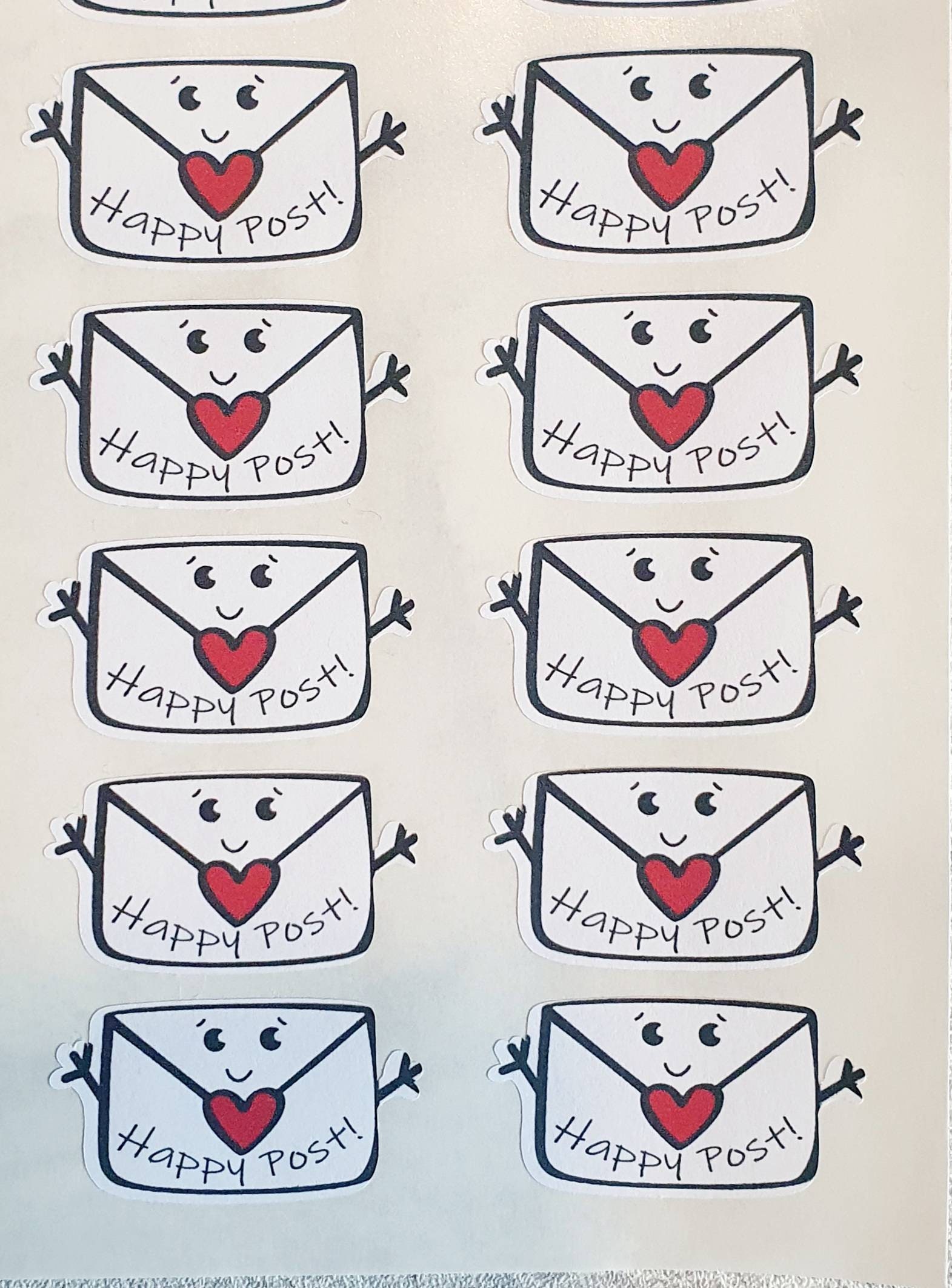 40 Happy Post Labels Happy Post Stickers Business Labels - Etsy