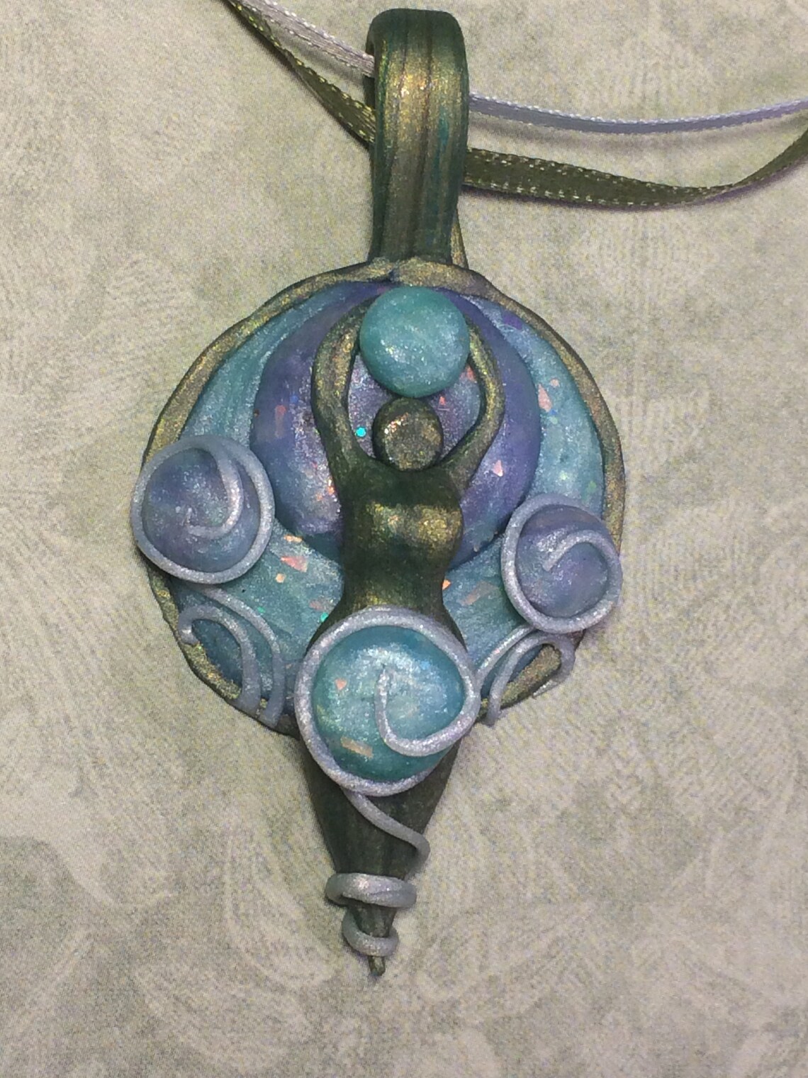 Water Goddess Pendant - Etsy