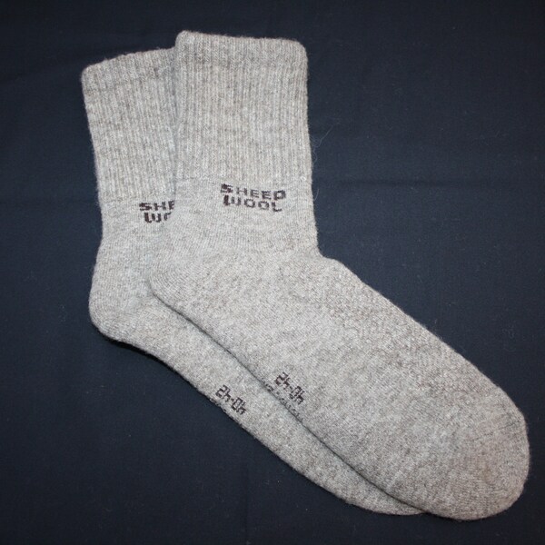 Grey Wool Socks - Etsy