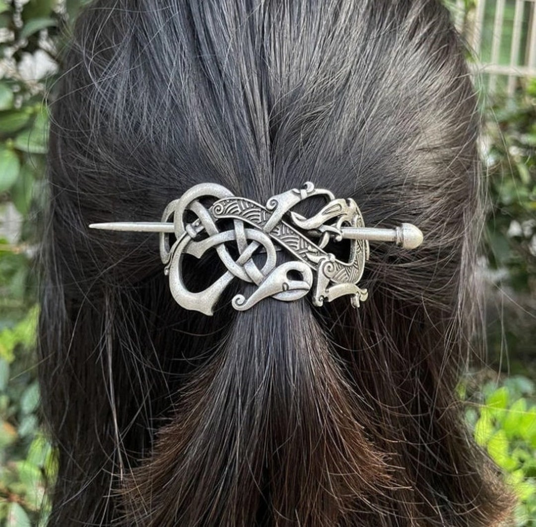 Norse Viking Celtic Jelling Style Hairpin Hair Wedding - Etsy
