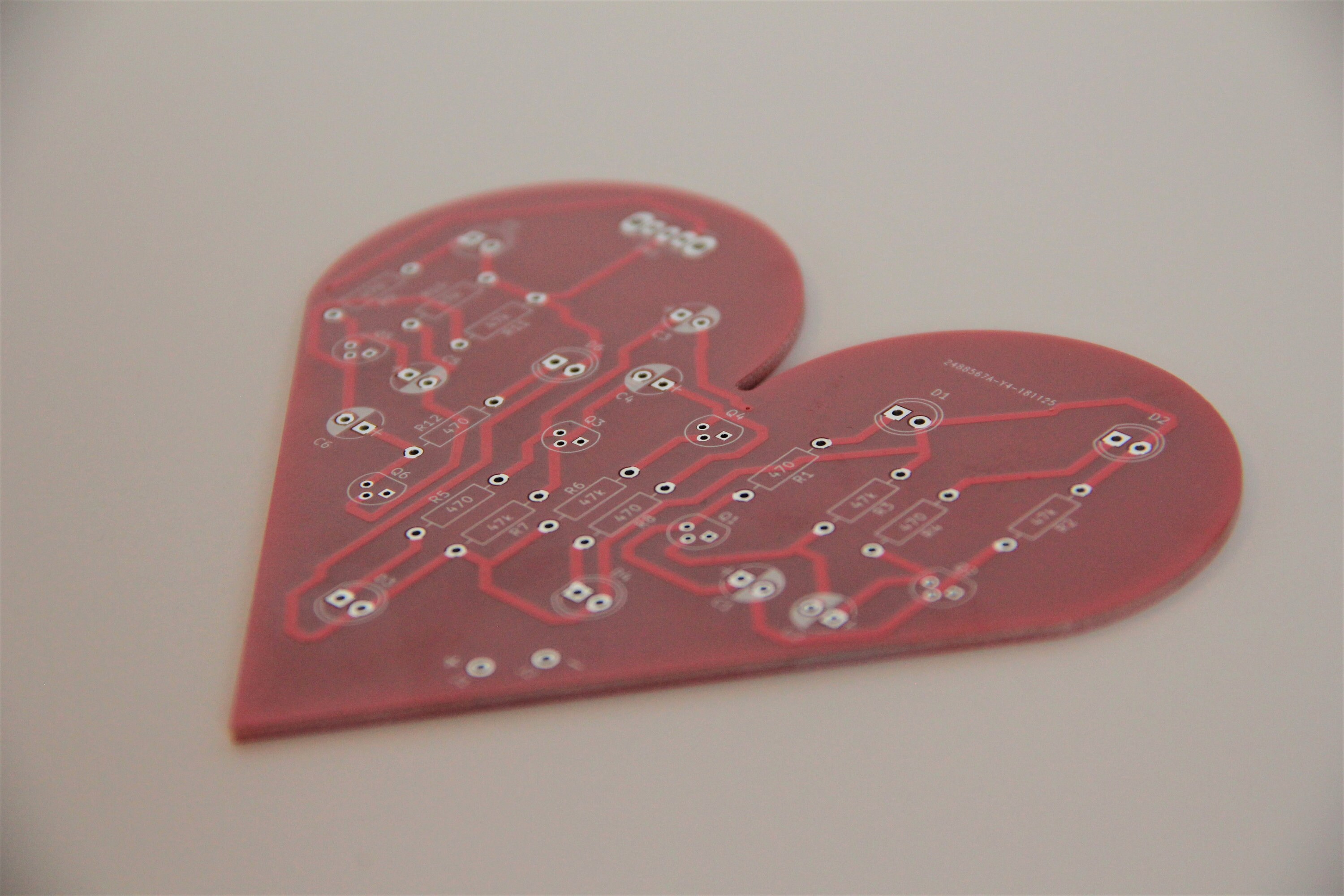 Flashing LED Heart Kit for Anyone Interested in Electronics, Science ...