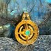 Women's Emerald Global Zen Life Signature Gold Plated 925 Pendant - Etsy