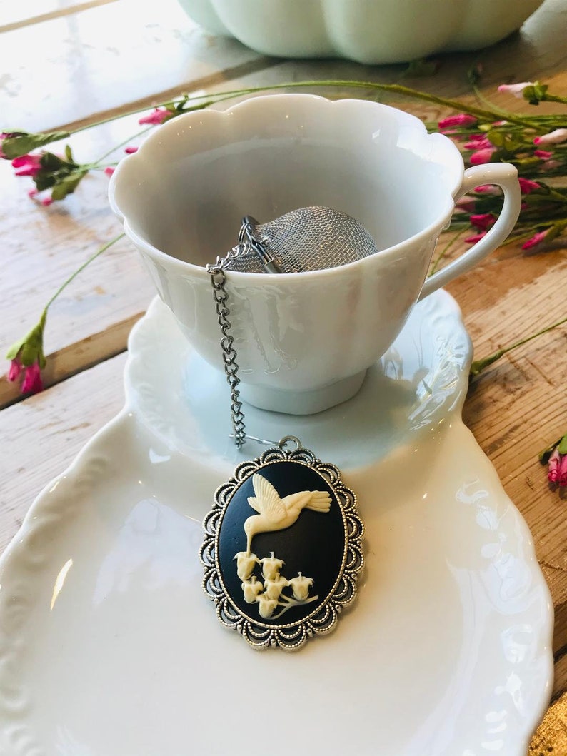 Tea Infuser Mesh Stainless Ball Cameo birthday - Etsy