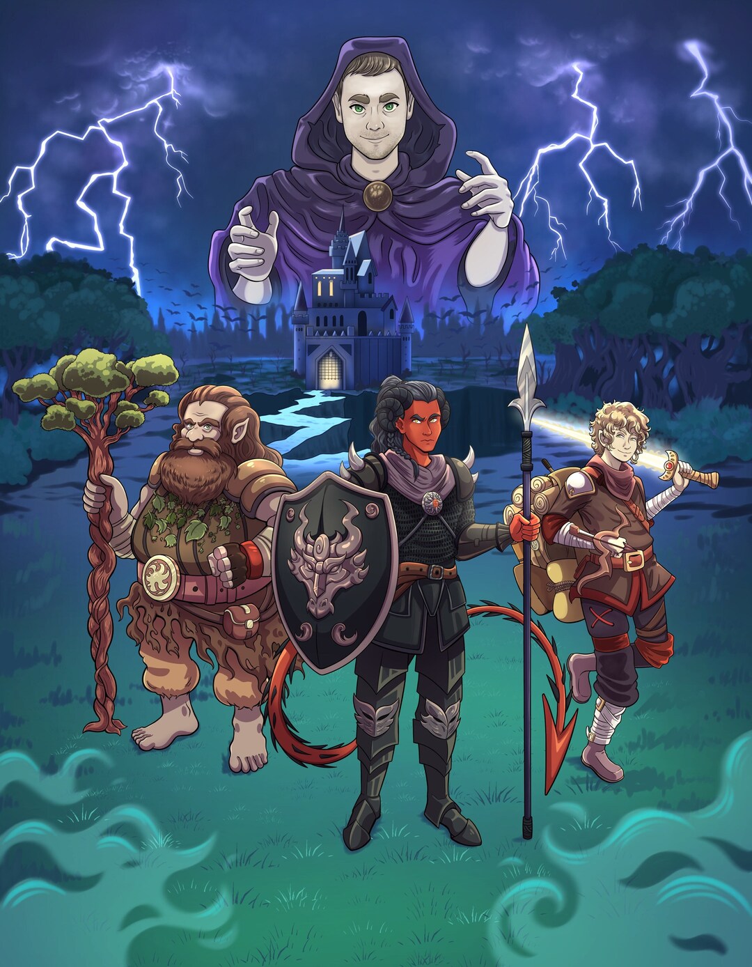 Dnd Party Commission DND Character Commission Dnd Team - Etsy Canada