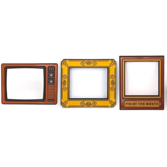 Enamel Pin Display 3 Pack Collection Frame Your Pin Within - Etsy