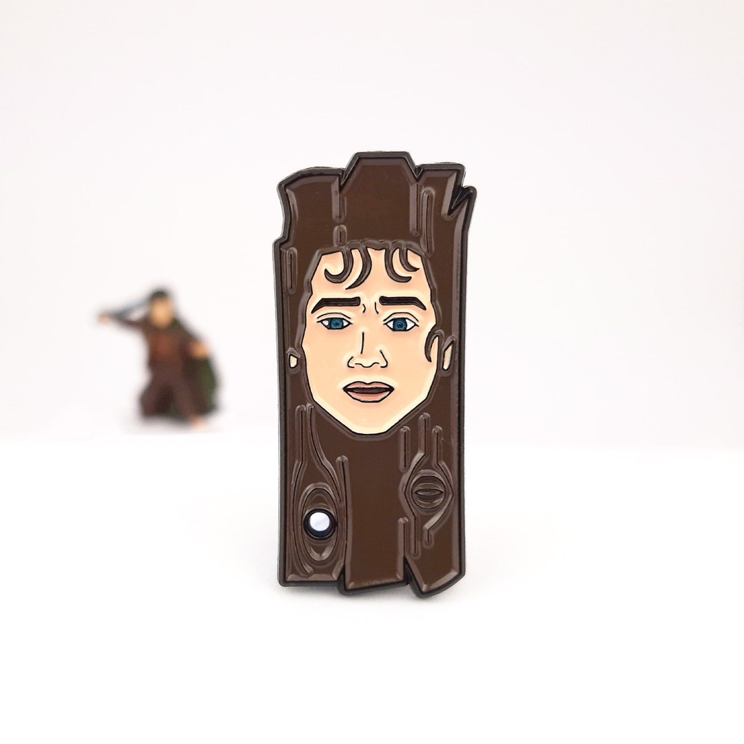 Frodo Elijah Wood Pin | Funny Lord of the Rings Enamel Pin | LOTR ...