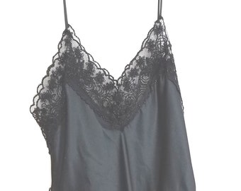 Black lace teddy | Etsy