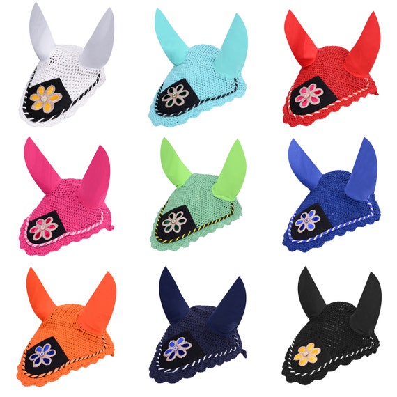 Irish Flower Horse Bonnets / Horse Ears Fly Veil - Etsy