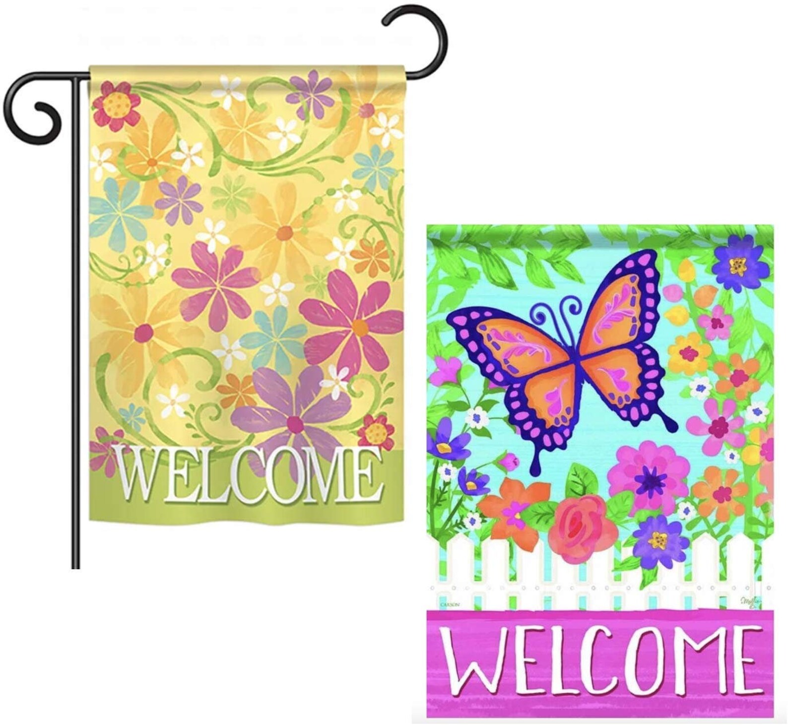 Seasonal Outdoor Garden Flags Assorted 8 Pack 18 X - Etsy