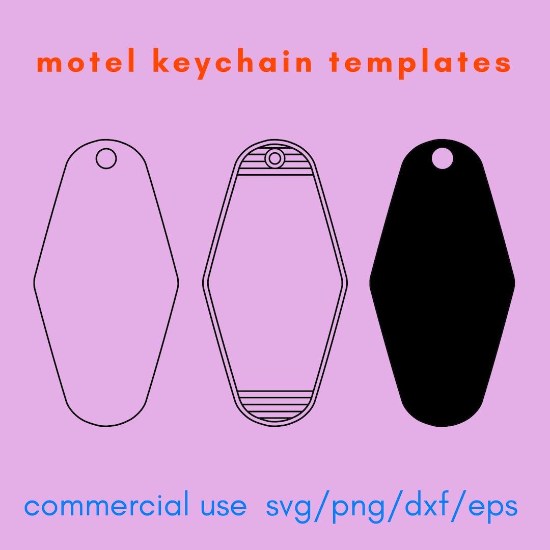 Motel Keychain Template, Motel Keychain Svg, Hotel Keychain Svg ...