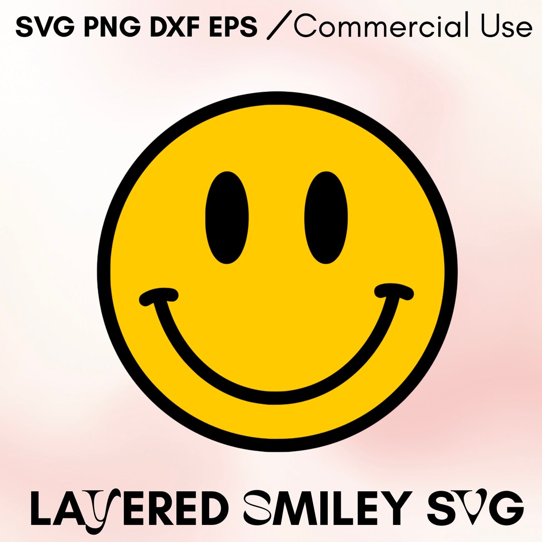 Smiley SVG Bundle Smiley Face Svg Smile Svg Happy Face Svg - Etsy