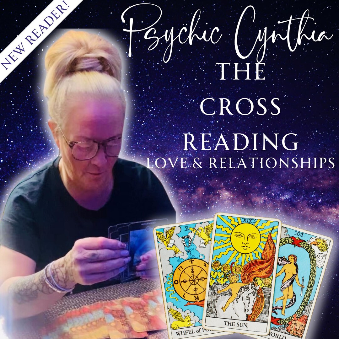 Love & Relationship Psychic Tarot Card Reading "the Cross" Past, Present, Future Plus ...