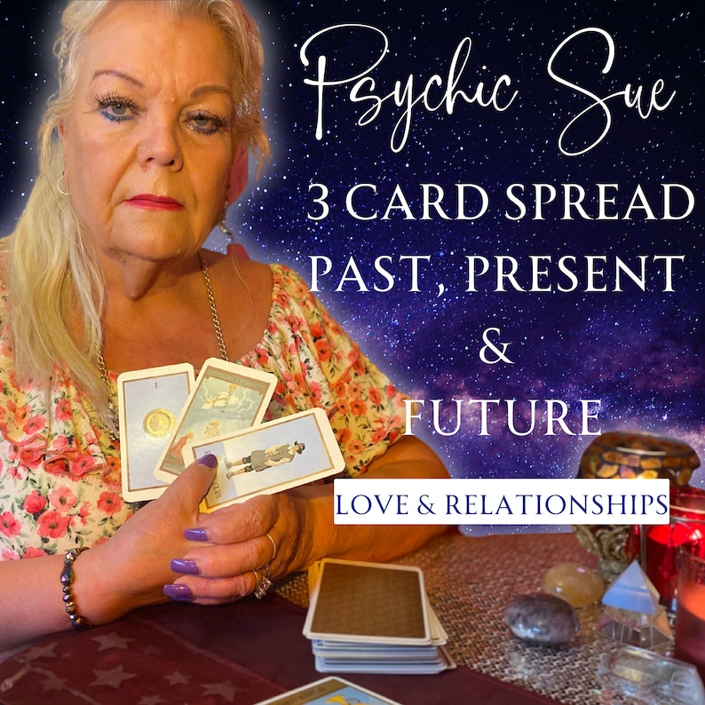 Love & Relationship 3 CARD SPREAD Tarot Card Reading Video Tarot Reading Psychic Predictions ...