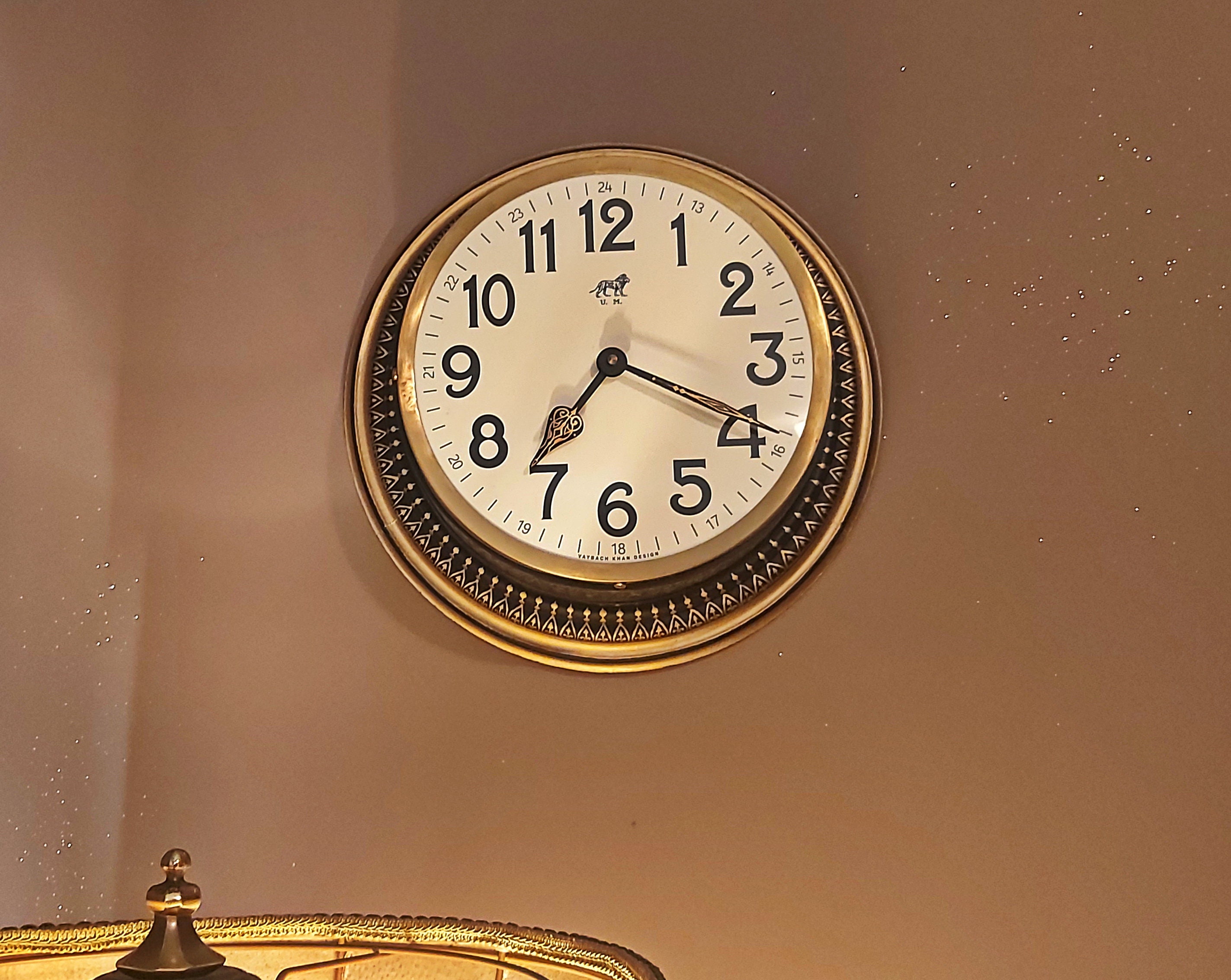 Muhlheim Ornamented Luxury Wall Clock / Hand Painted Art / Vintage ...