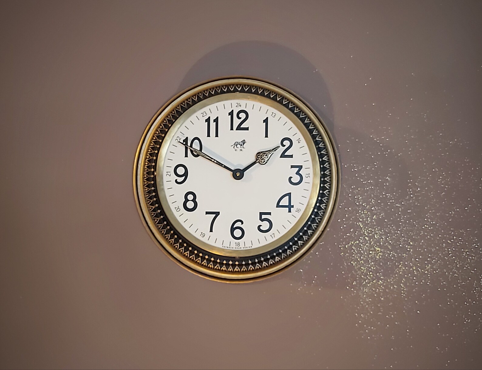 Muhlheim Ornamented Luxury Wall Clock / Hand Painted Art / Vintage ...