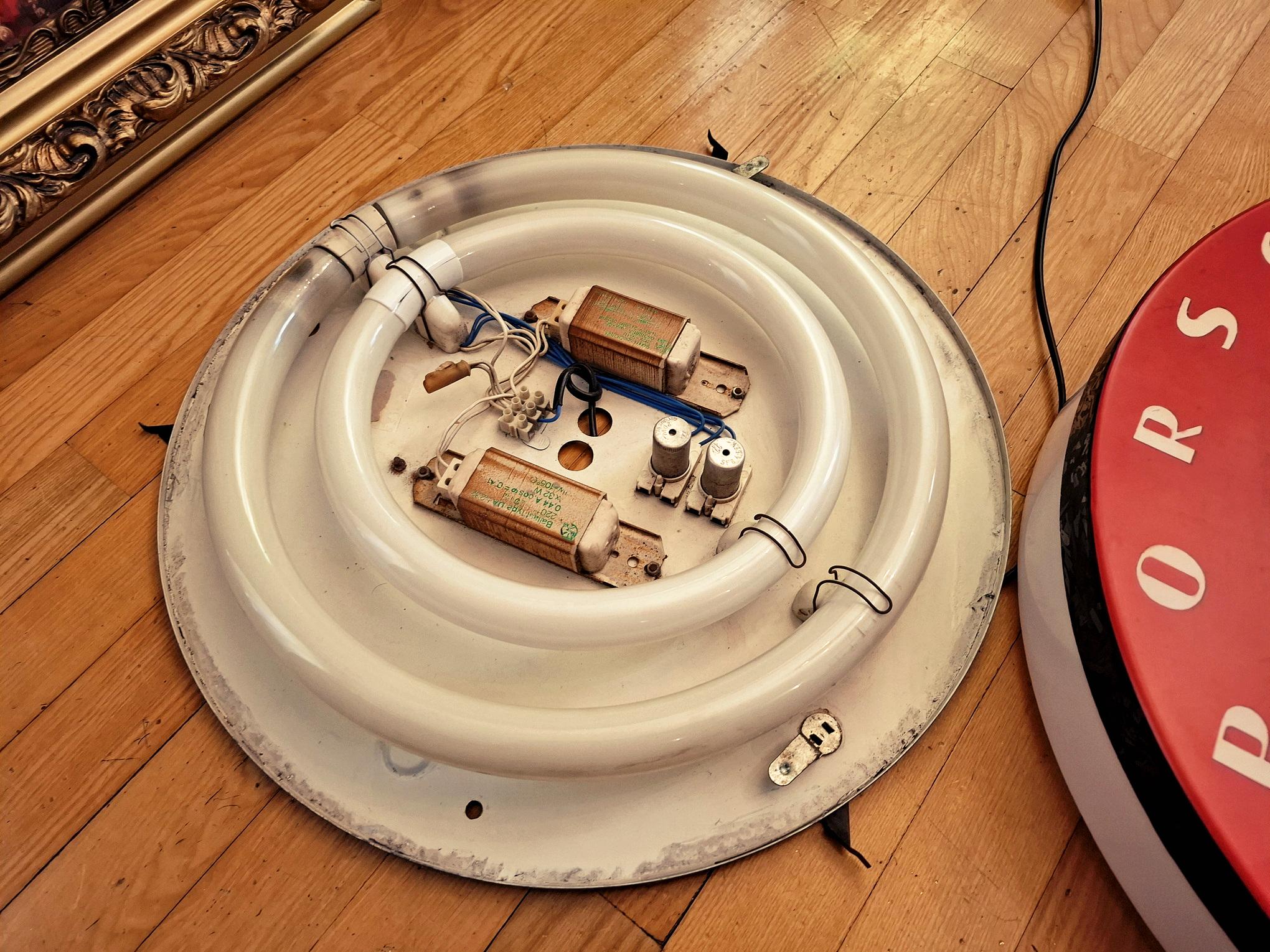 Porsche Vintage Backlight Advertisement Sign Neon Light Custom Design ...