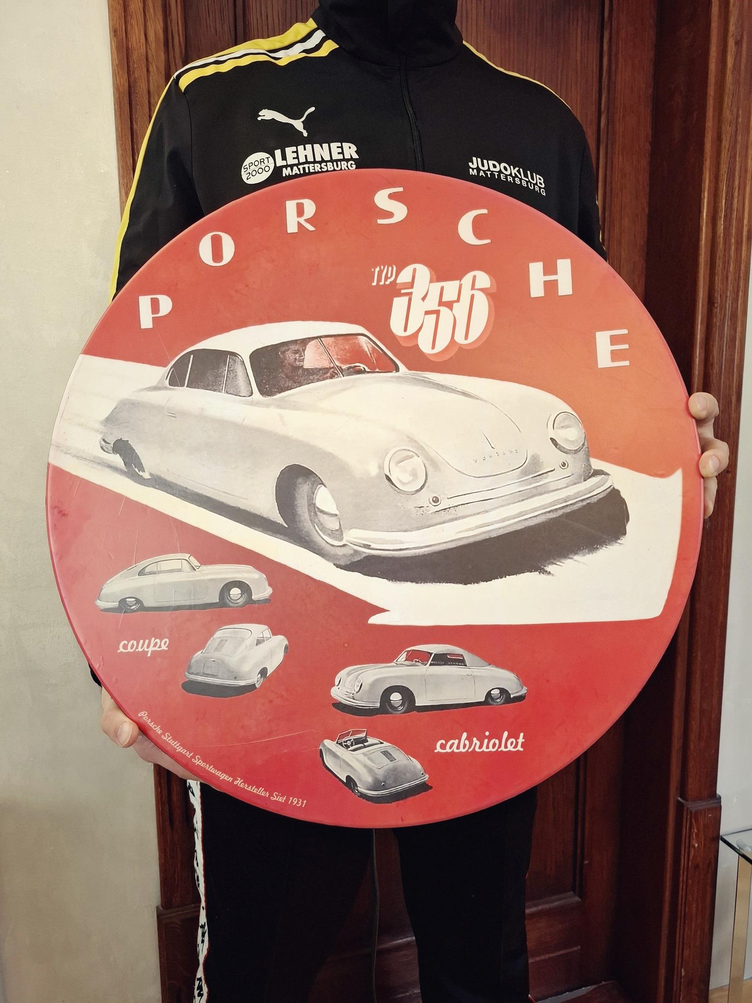 Porsche Vintage Backlight Advertisement Sign Neon Light Custom Design ...