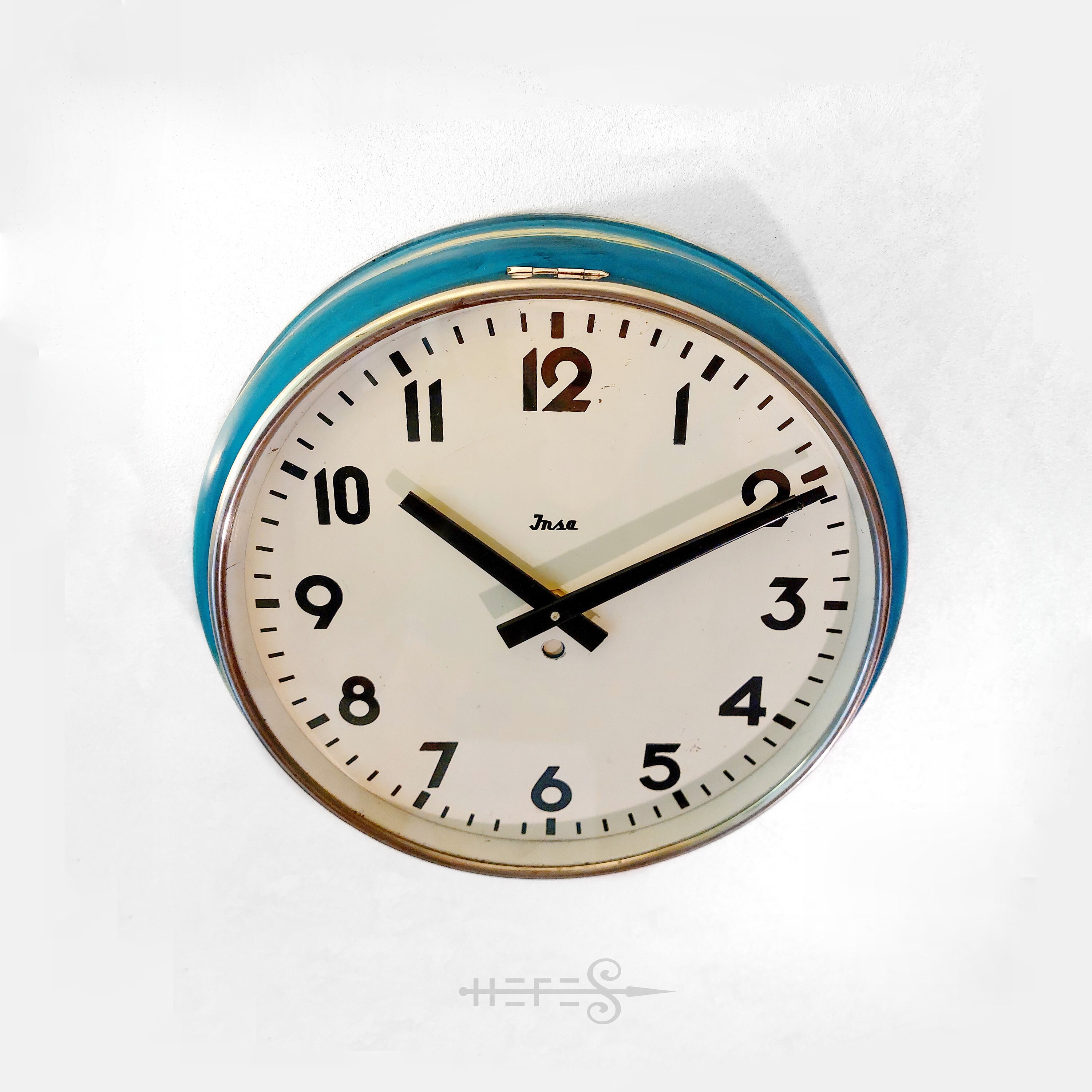 Insa Wall Clock Made in Yugoslavia Vintage Industrial Style School ...