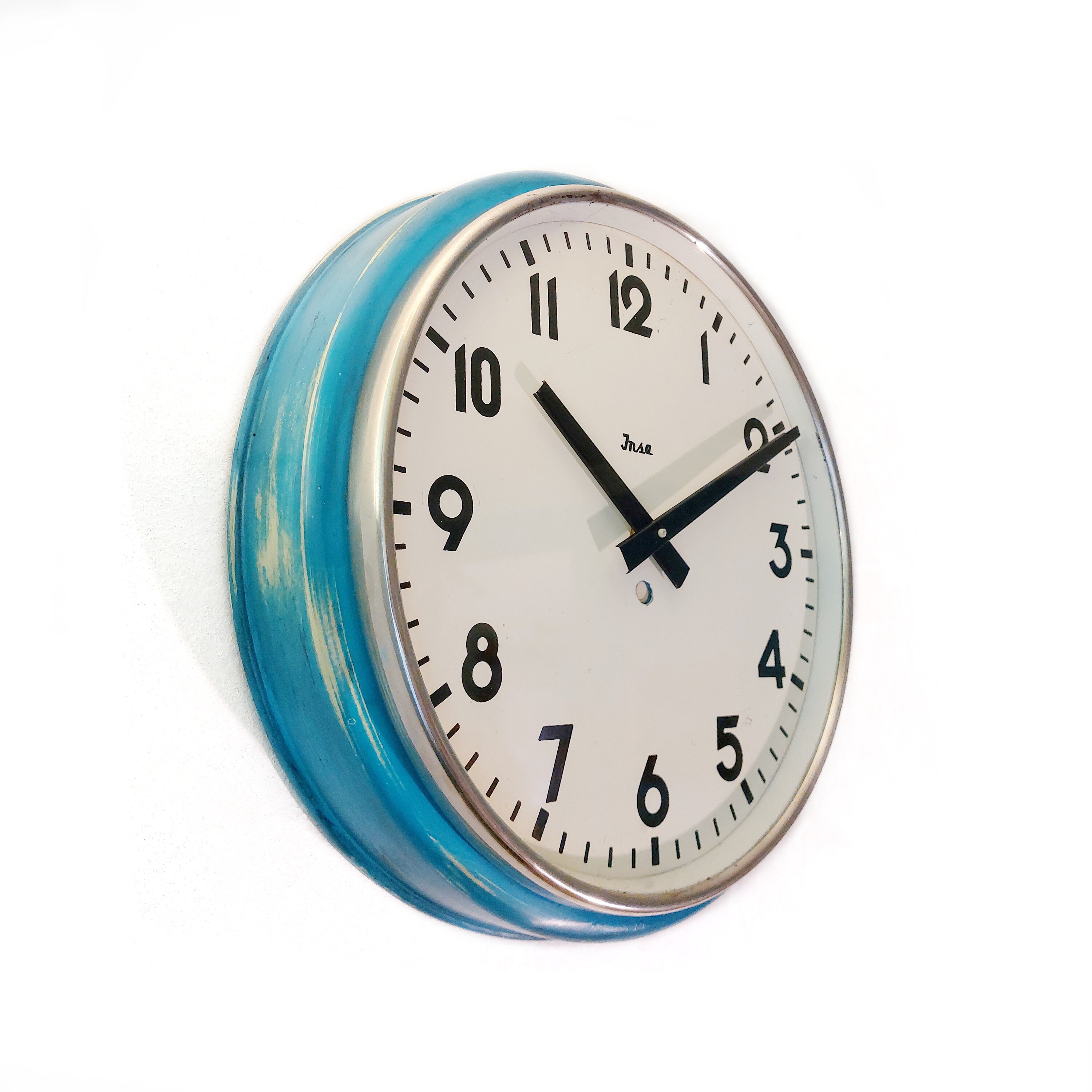 Insa Wall Clock Made in Yugoslavia Vintage Industrial Style School ...