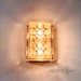Limburg Glass Germany 1970s Vintage Rectangular Wall Lamp Embossed ...