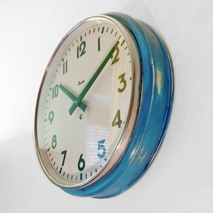 Insa Wall Clock Made in Yugoslavia Vintage Industrial Style School ...