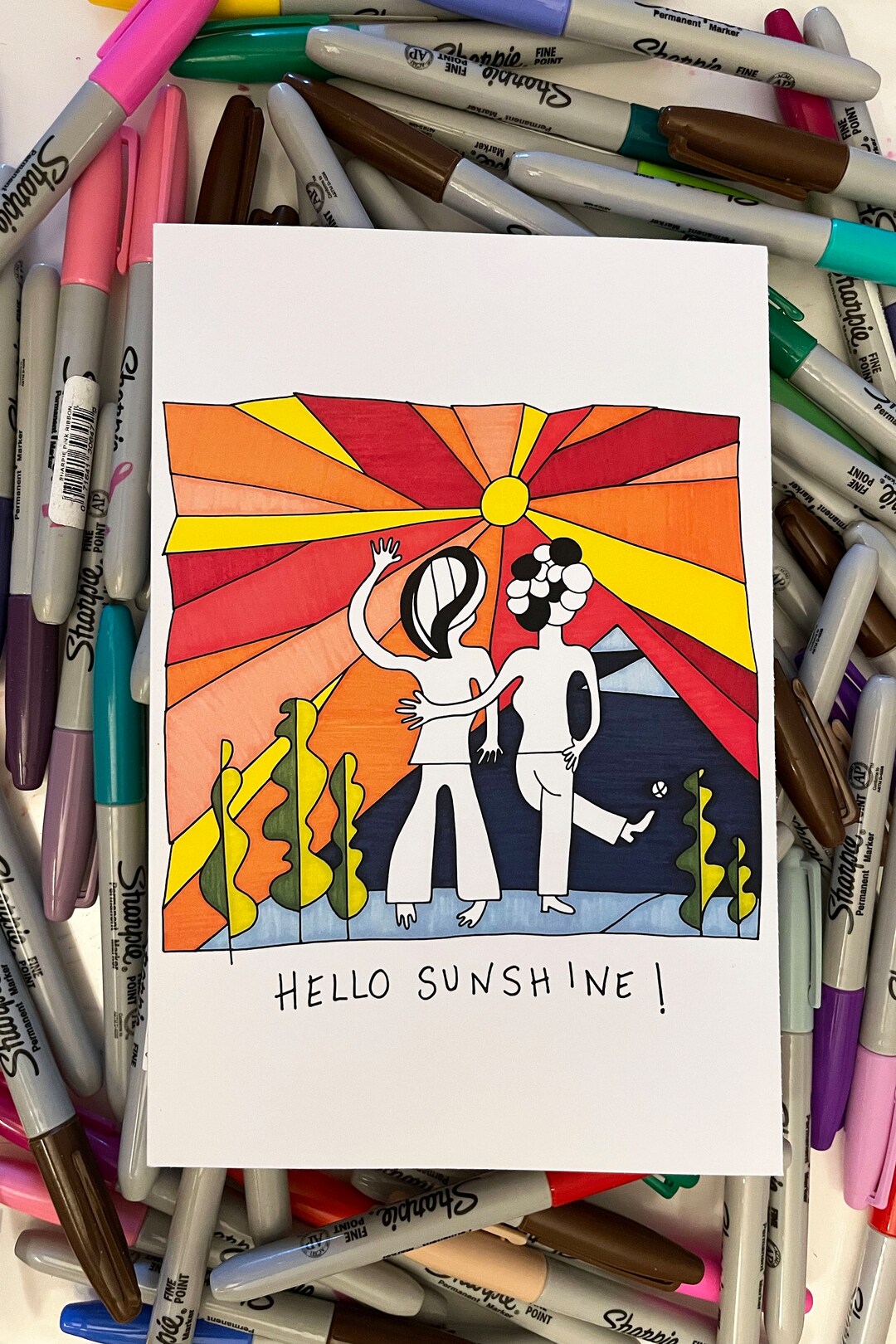 Hello Sunshine Notebook, 100 Page Lined Journal - Etsy