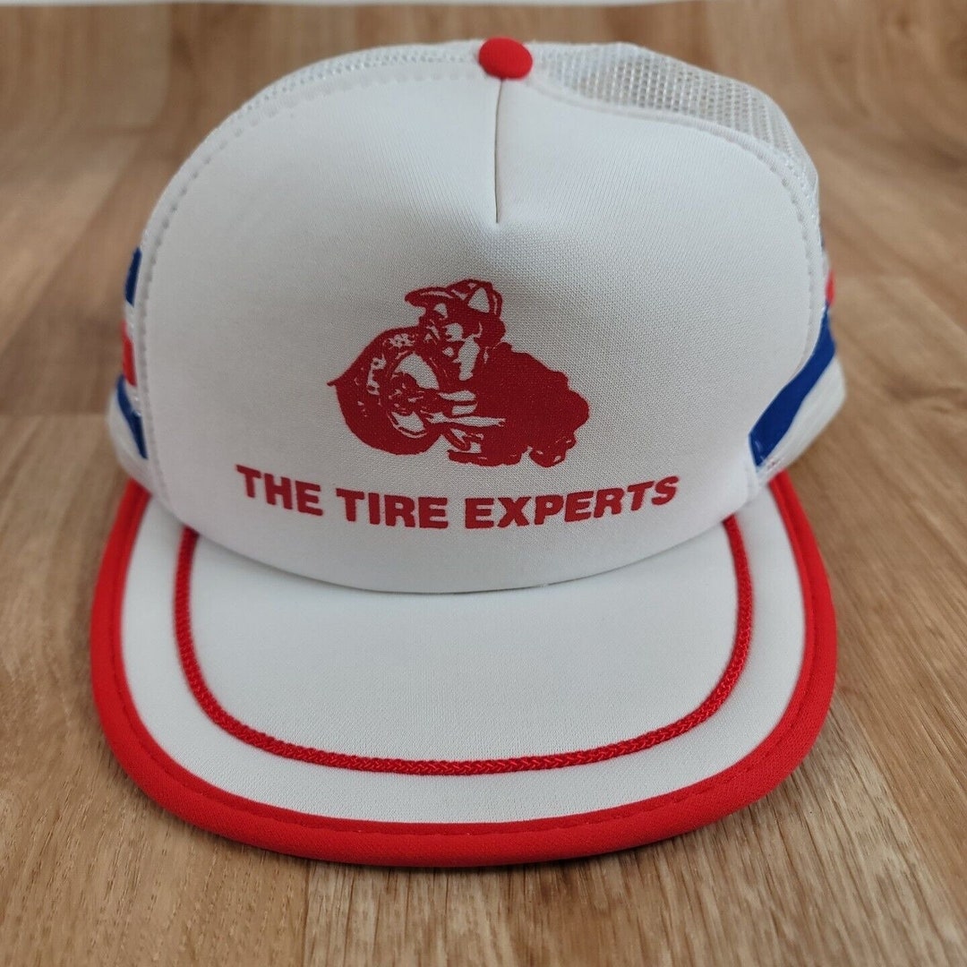 Vintage 3 Three Stripe Hat Trucker Rope Foam Mesh the Tire Experts OTTO ...