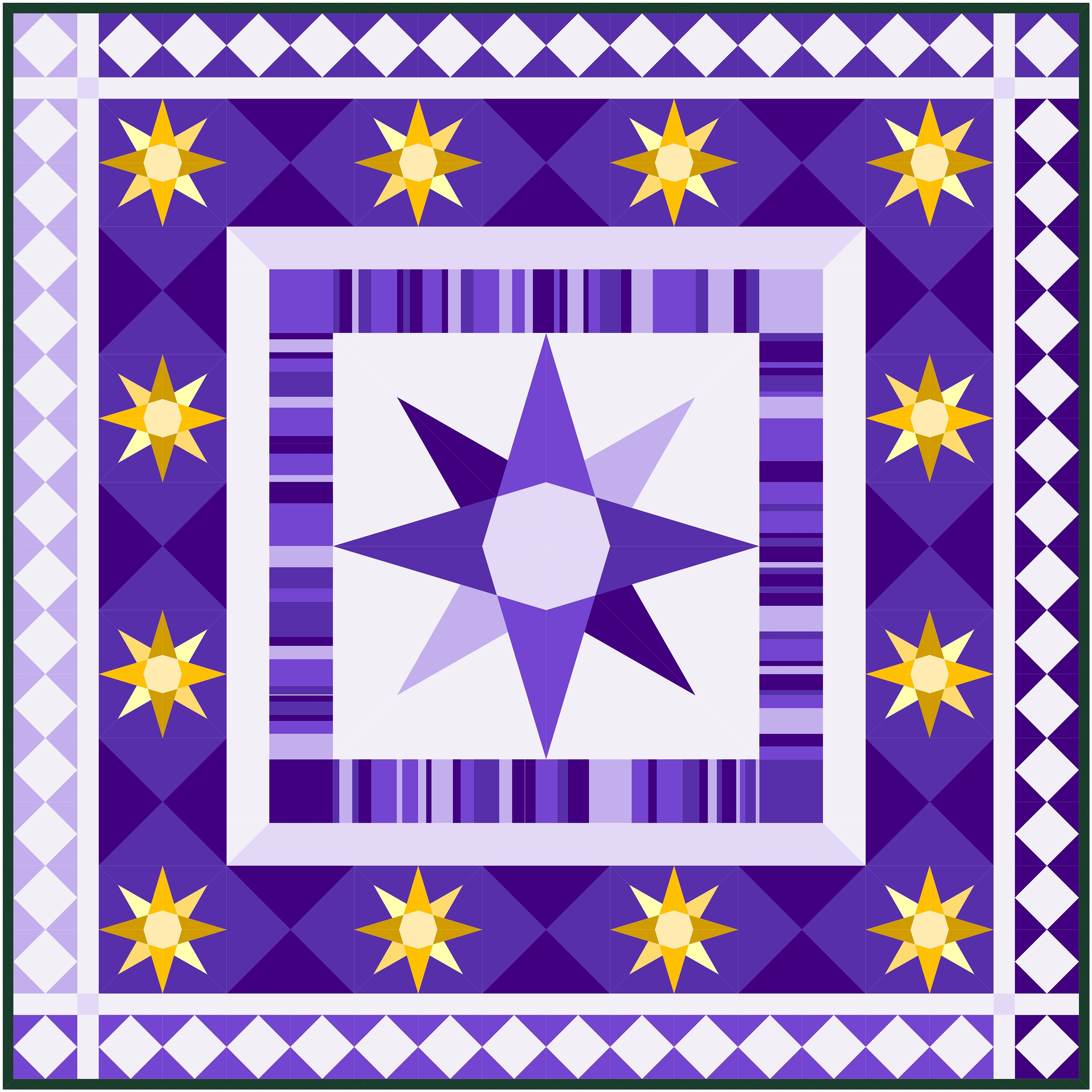 Ashley's Star Quilt | Digital Pattern - Etsy