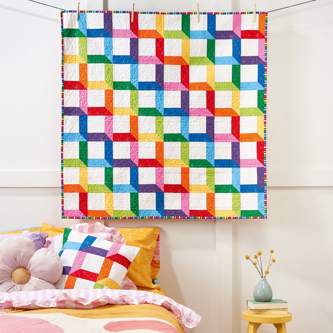 Rainbow Pride Quilt | Digital Pattern - Etsy