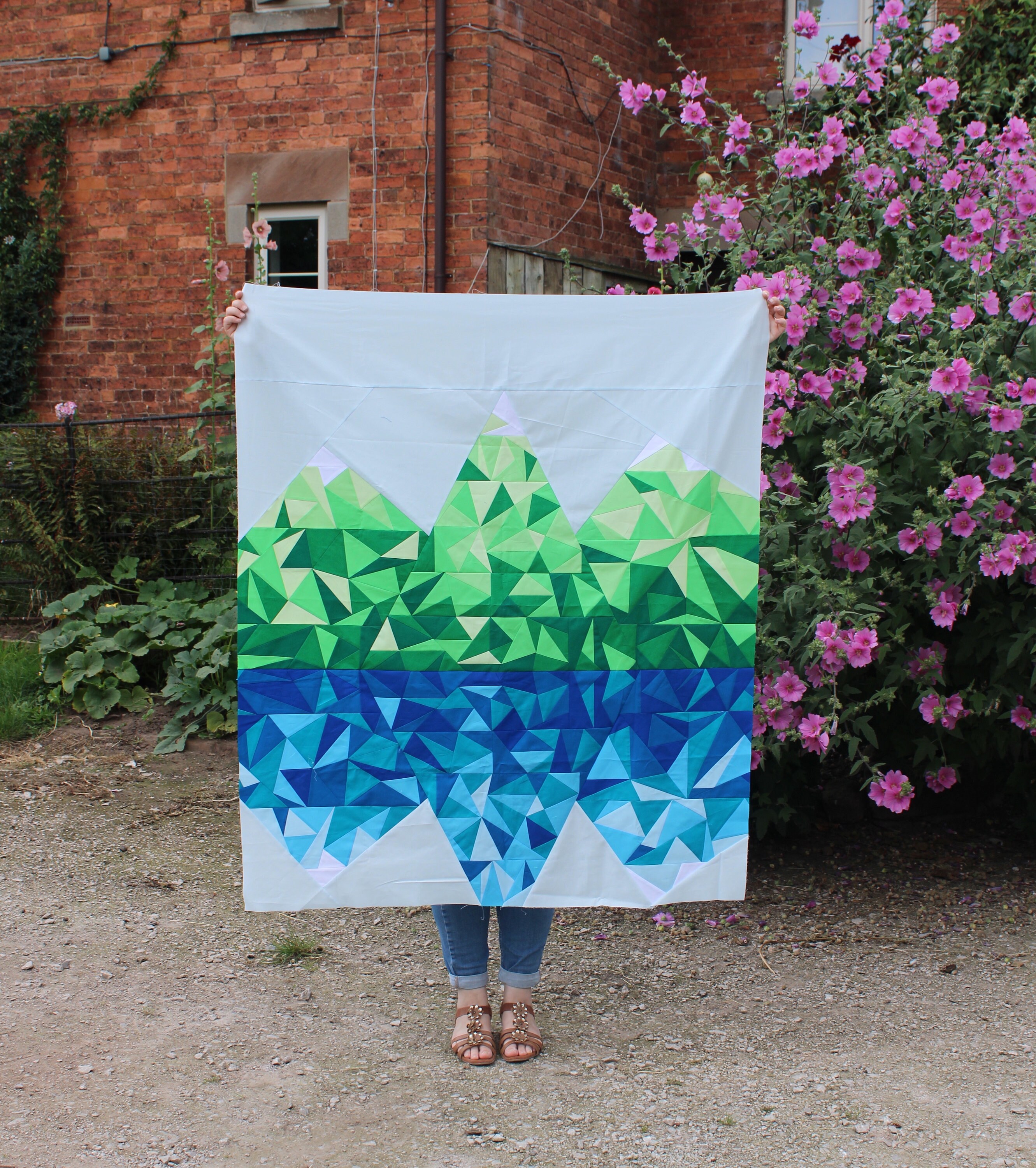 Mountain Reflections Quilt | Digital Pattern - Etsy