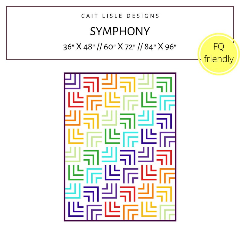 Symphony Quilt Digital Pattern - Etsy