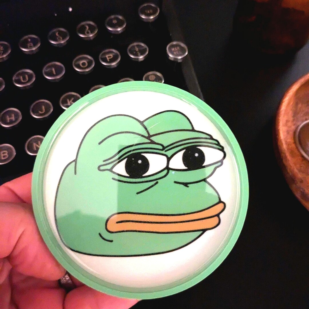 Pepe the Frog Meme Coasters - Set of 4, 100mm - Etsy
