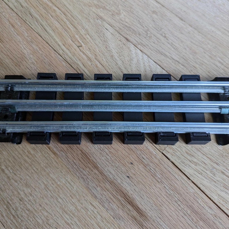 Snap on Railroad Ties for O Gauge Model Railroads Using Tubular Train ...