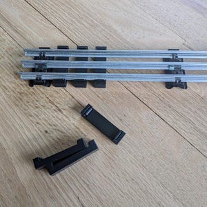 Snap on Railroad Ties for O Gauge Model Railroads Using Tubular Train ...