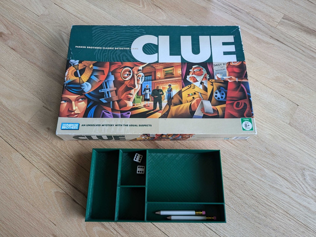 2005 Clue Board Game - Improved, Custom, Game Piece Organizer - Etsy