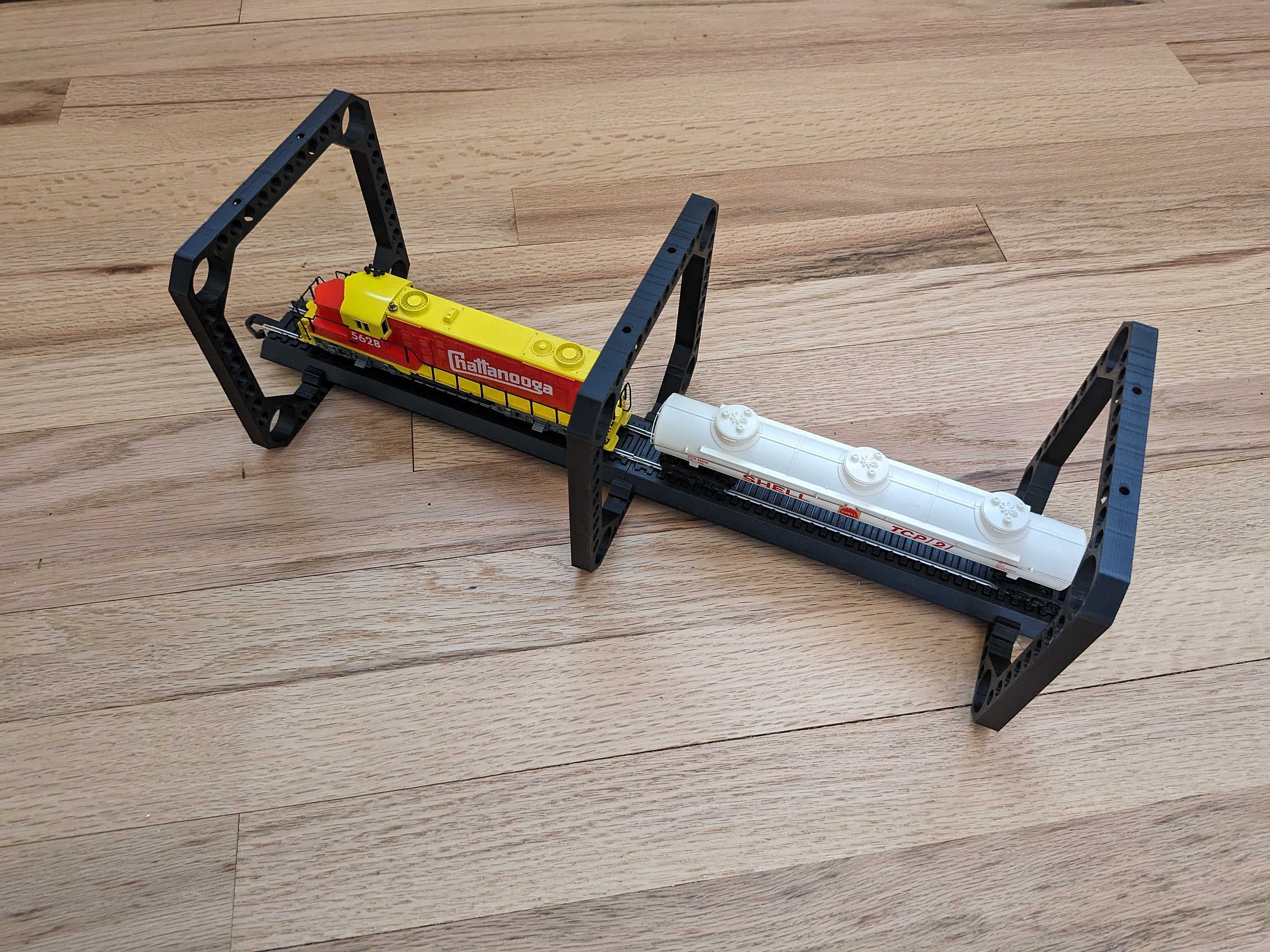 HO Scale, Ceiling Train Mount Bridge Truss Kit for Train Track, Ceiling ...