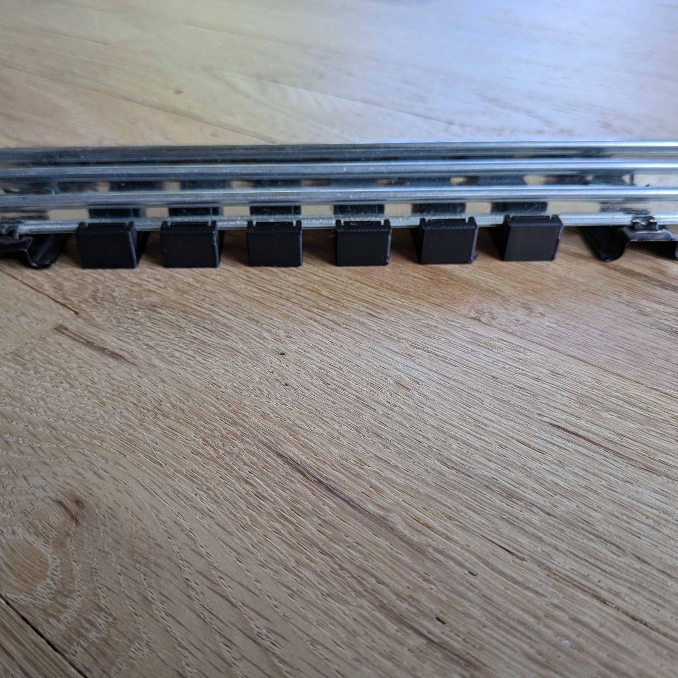 Snap on Railroad Ties for O Gauge Model Railroads Using Tubular Train ...