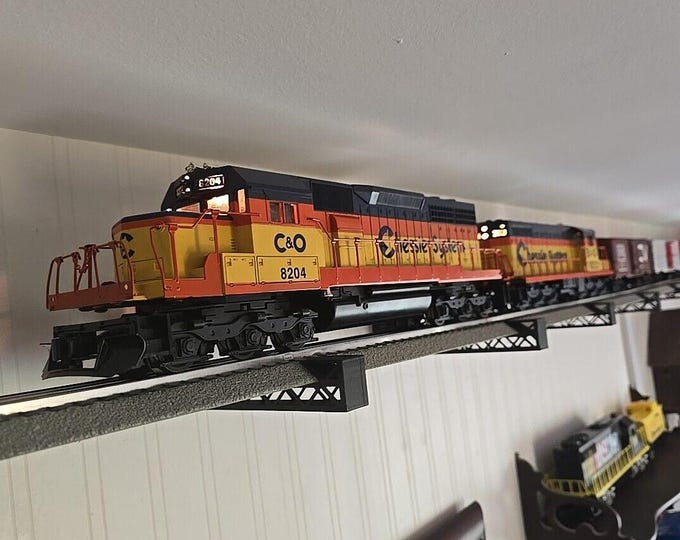 HO Scale Wall Mount Room Kit for Train Track, Fits 10ft X 10ft, Larger ...