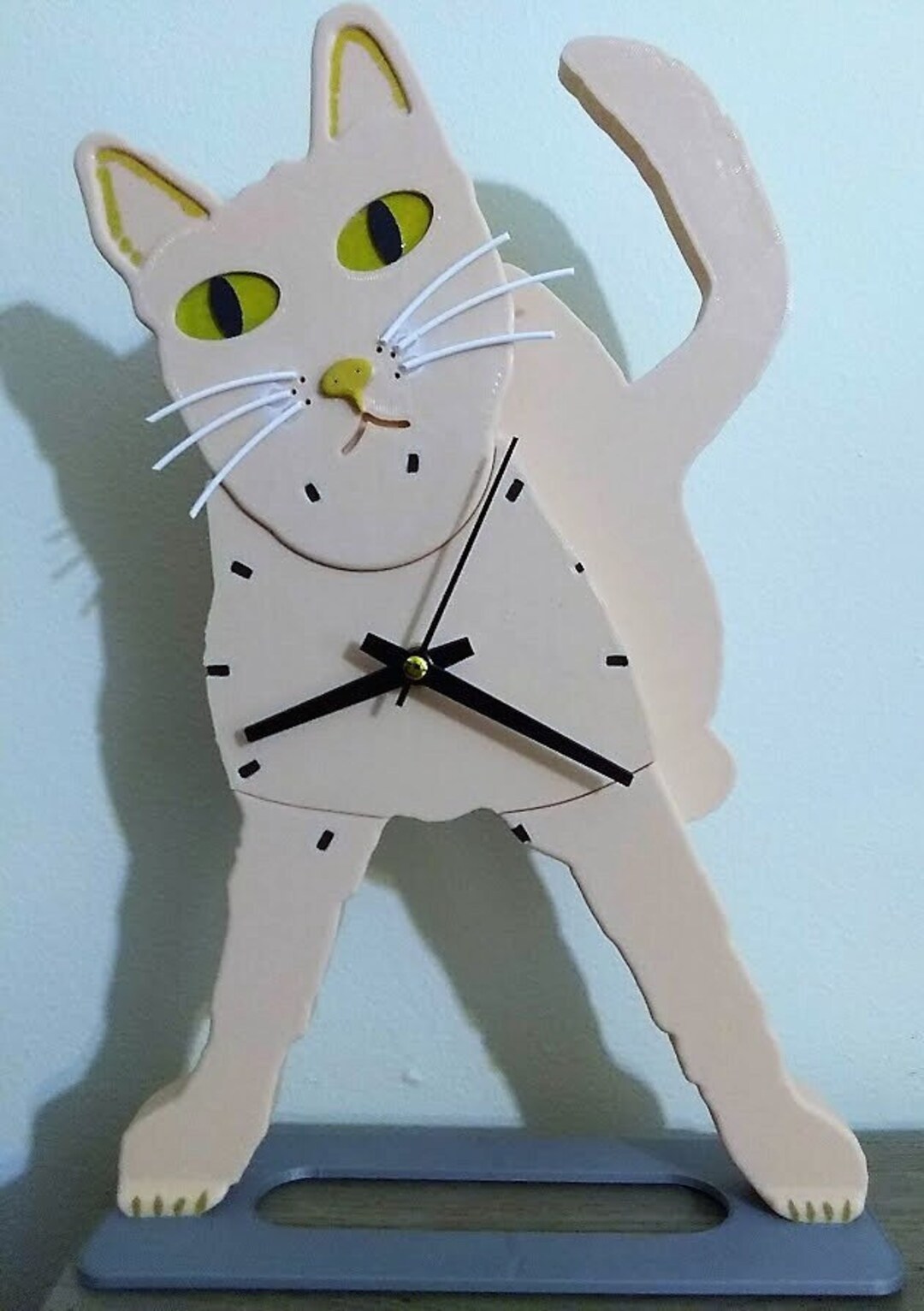 Cat Clock: 3D Print Model Files & Instructions - Etsy