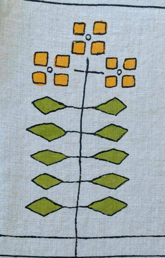 Kitchen & Dining Mission Style Table Runner with Primrose Flower ...