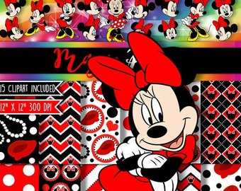 Minnie mouse red | Etsy