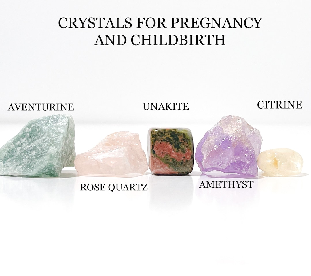PREGNANCY AND CHILDBIRTH Crystal Healing Set Pregnancy Gift Set Mum to ...