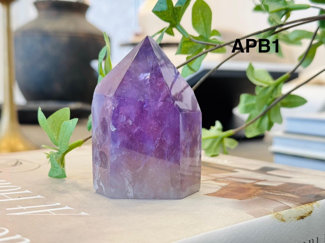Natural Amethyst Points & Towers – Raw Healing Crystal for Energy ...