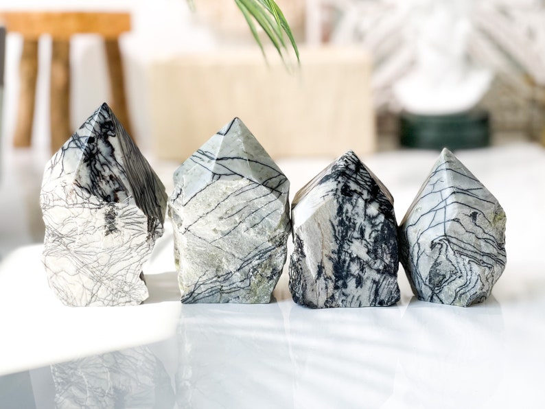Picasso Jasper Crystal Tower: Energy Amplifier, Grounding Stone - Etsy