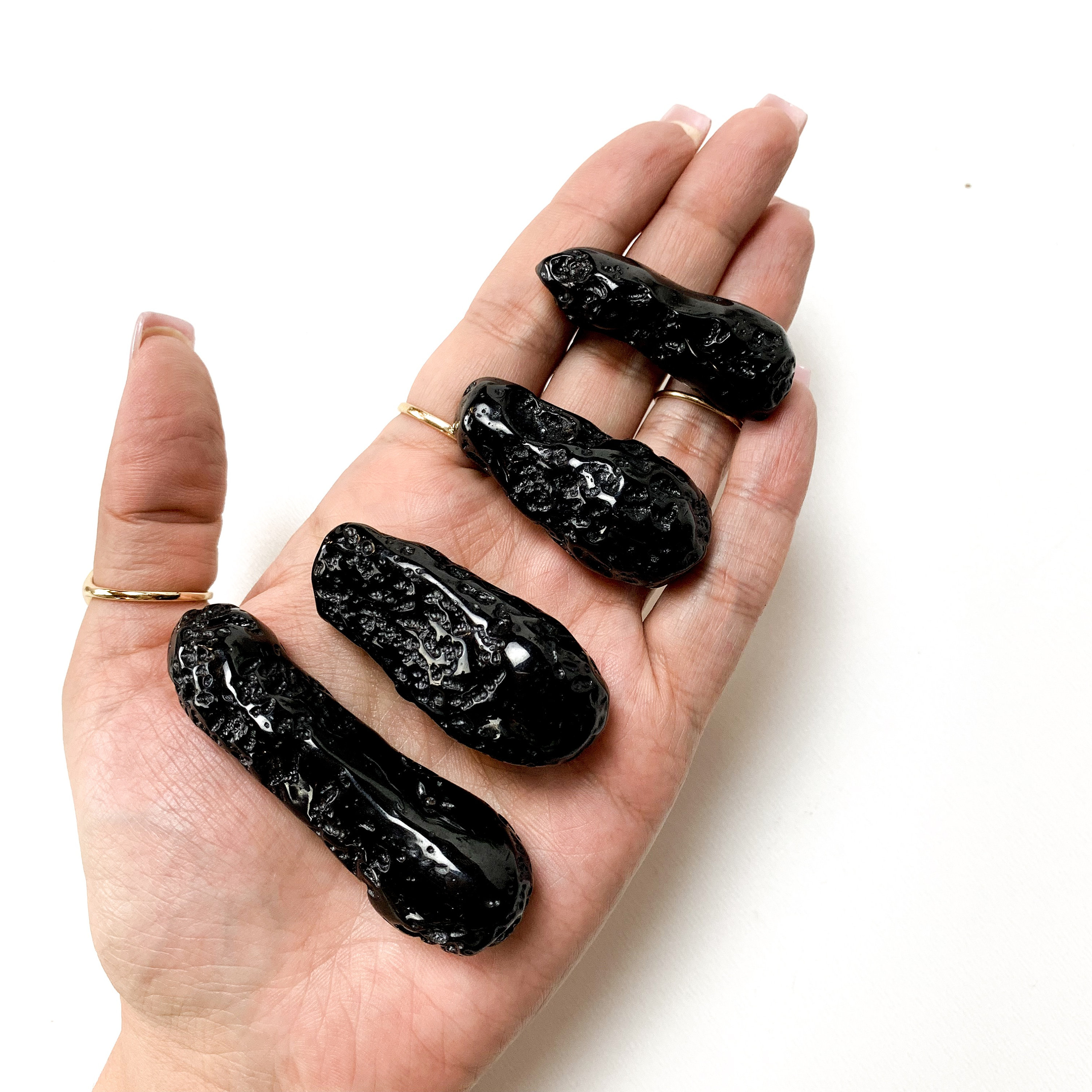 Tektite Tumbled Stone – Polished Meteorite Glass – Tibetan Tektite for ...