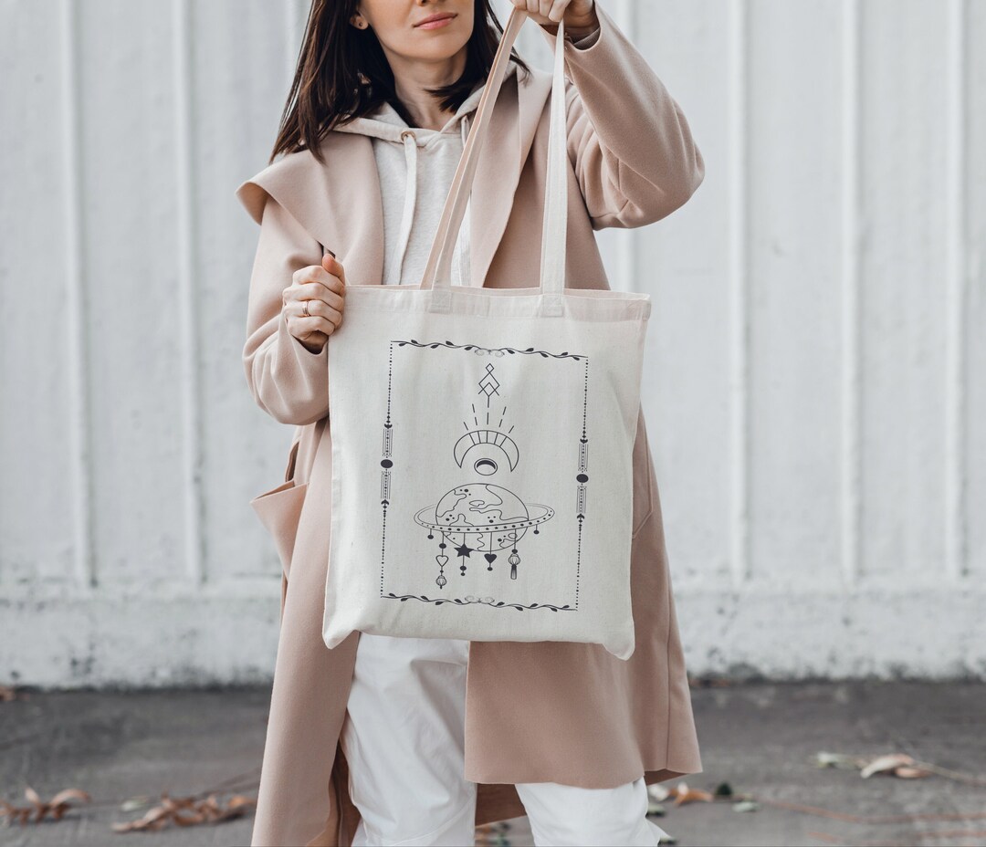 Tarot Tote Bag , Mystical Tote Bag , Cotton Tote Bag , Tote Bag ...