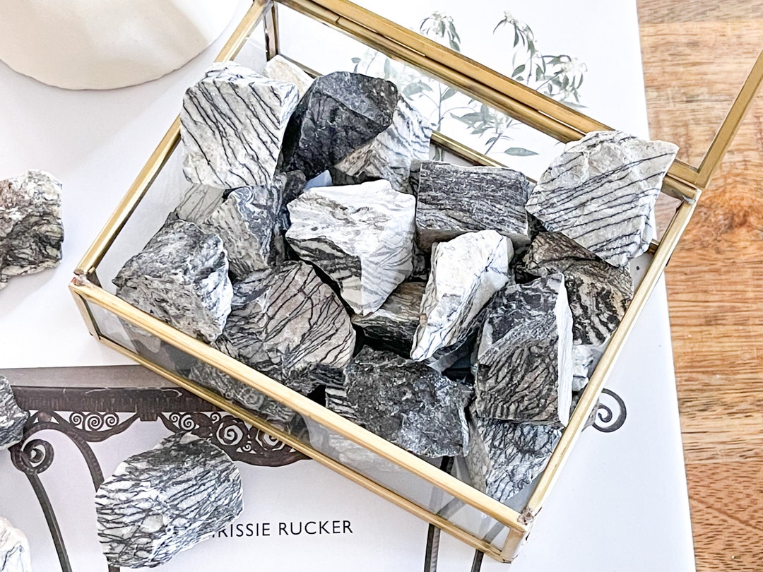 Unpolished Elegance: Raw Picasso Jasper Chunks Net Jasper Raw Crystal ...